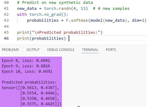 Pytorch Softmax