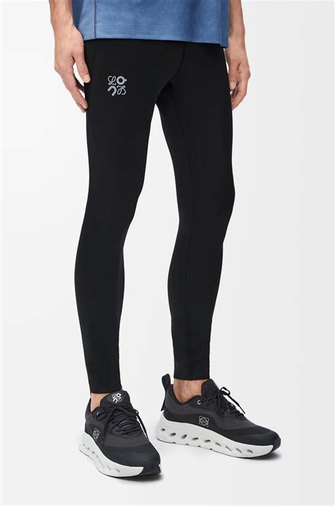 Active Tights In Technical Jersey Black Loewe