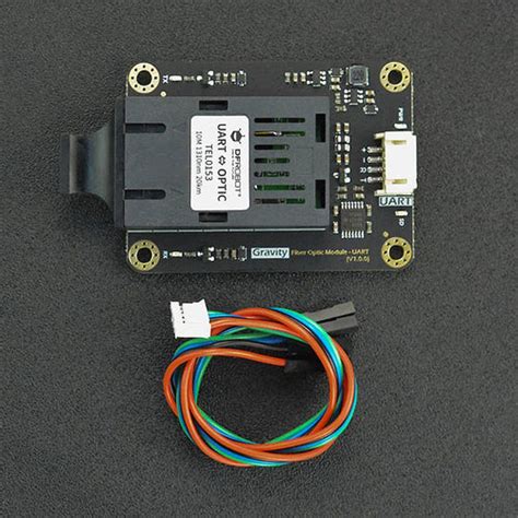 gravity uart fiber optic transceiver module the pi hut