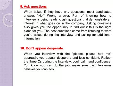 Interview Preperation Ppt