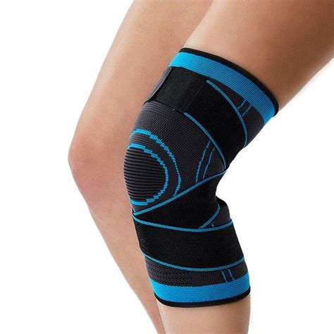 Winmax 1 Pcs 3d Weaving Compression Knee Sleeve Knee Brace For Men