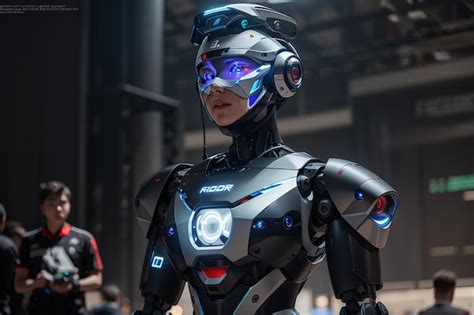 Premium Ai Image Ai Robotics Prototype Showcase