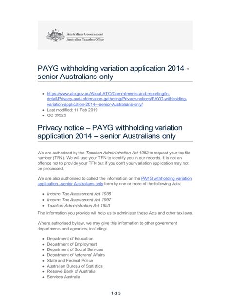 Fillable Online Instructions For Your Variation Application Fax Email