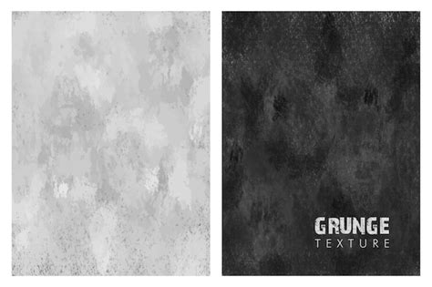Premium Vector | Set of Vector Grunge Textures