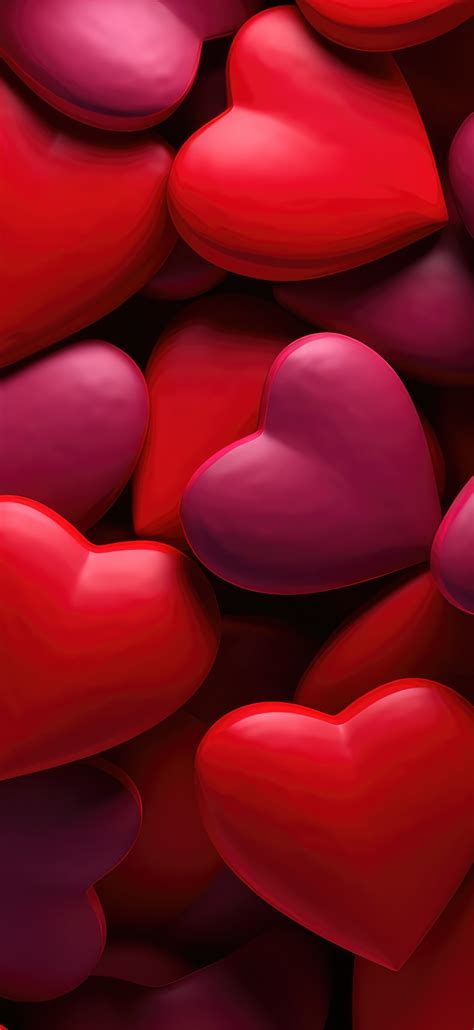 Valentine Wallpaper 4k Red Hearts Red Aesthetic
