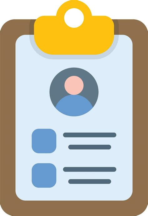 Patient Pofile Vector Icon 30377713 Vector Art At Vecteezy