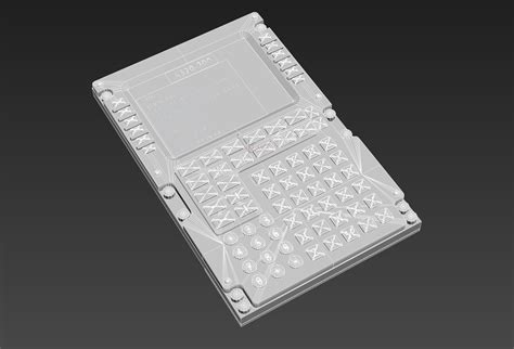 D Model Multipurpose Control Display Unit TurboSquid