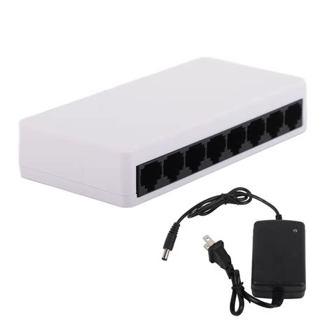 8 Port 10 100mbps Ethernet Switch Support Desktop Wall Mount Unmanaged Home Network Switch Hub