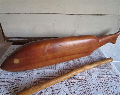 Pate Log Slit Drum From Samoan Islands Polynesia Tonga Tahiti Hand Held Split Drum World