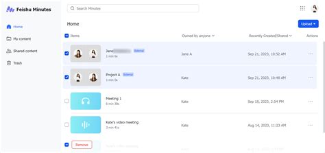 View And Delete Minutes
