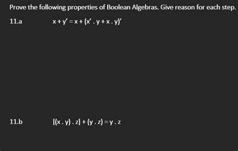 Solved Show All The Steps Please Prove The Following P