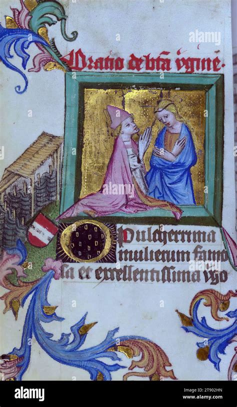 Illuminated Manuscript Prayer Book Of Bishop Leonhard Von Laymingen Of