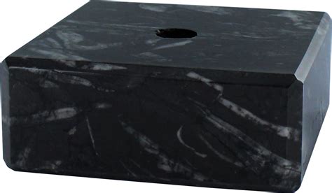 Black Marble Base 75mm X 75mm X 30mm