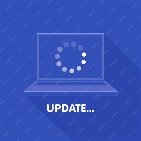 Premium Vector System Software Update And Upgrade Concept Loading