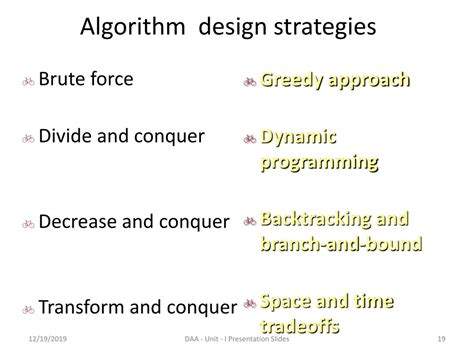 PPT Design And Analysis Of Algorithms CS PowerPoint Presentation ID