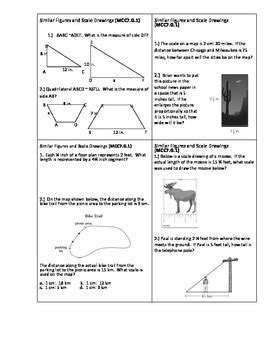 Proportions Scale Drawings And Percents 7th Grade By Math Maker