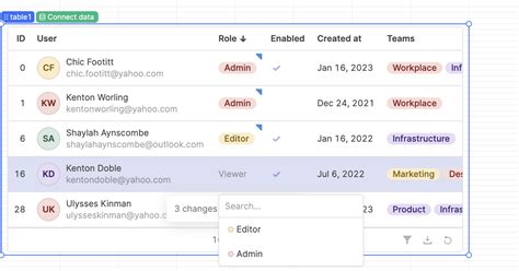 Table Column Tag Type Disable Selecting Dropdown 💬 Feature Requests