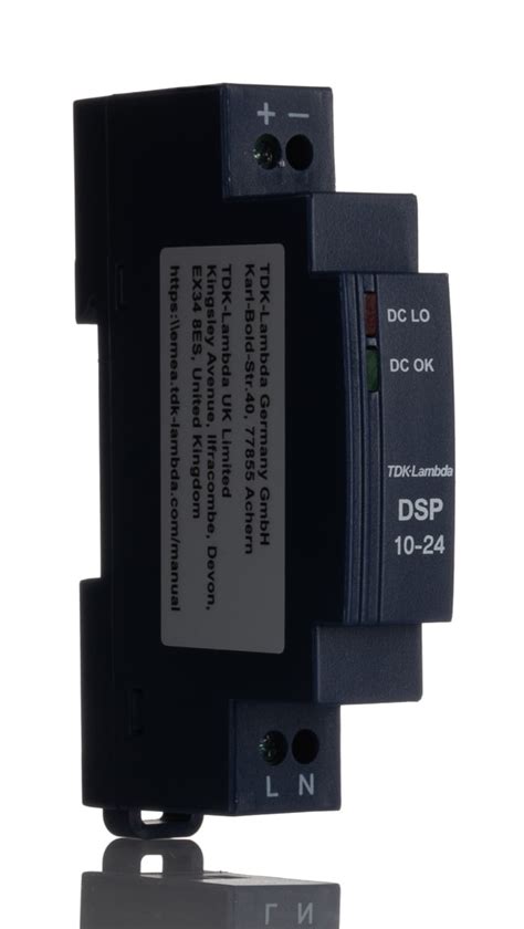 DSP TDK Lambda TDK Lambda DSP Switched Mode DIN Rail Power Supply V Ac