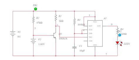 Clap Switch Using IC Multisim Live