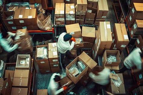 efficient ecommerce order processing premium ai generated image