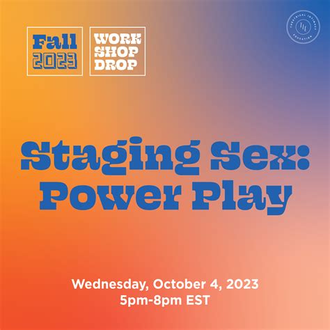 Workshops Theatrical Intimacy Education