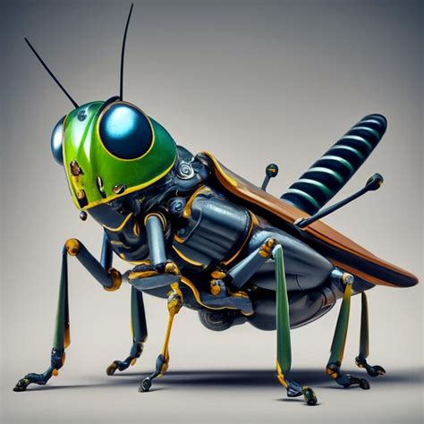 Premium Ai Image Ai Generated Robotic Insect