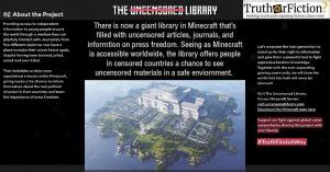 Uncensored Library In Minecraft Truth Or Fiction