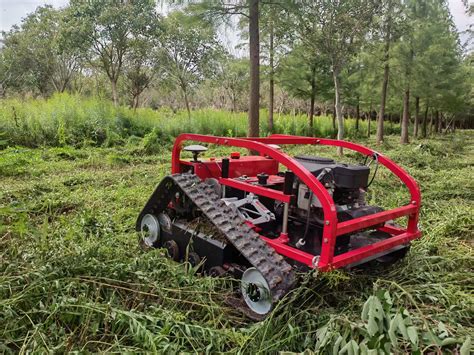 Robotic Rubber Tracked Chassis For Lawn Mower Tracked Chassis Platform