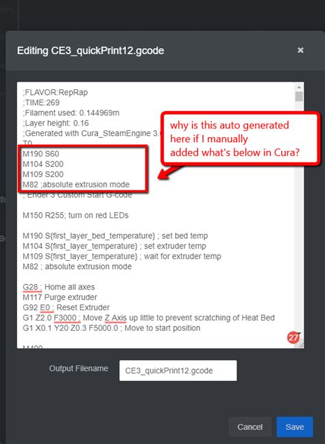 Temp Gcode Not In Start Gcode Of Cura UltiMaker Cura UltiMaker Community Of D Printing Experts