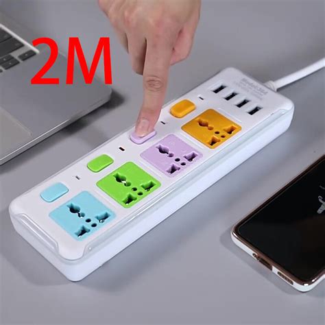 【🇲🇾stock 】2m 5m Power Socket Universal 3 Socket Power Strip With Usb Output Usb Extension Usb
