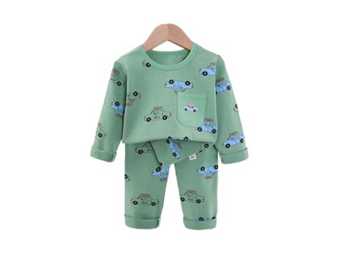 بلوز و شلوار راحتی پسرانه رنگ سبز طرح ماشین سواری