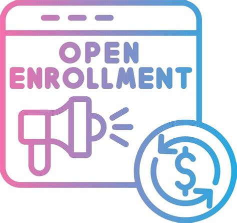 Open Enrollment Neon Ui Symbol 63122369 Vector Art At Vecteezy