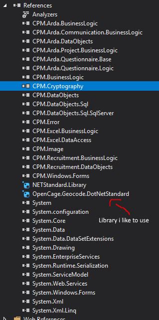 C Net Standard Library In Net 462 Project Systemruntime