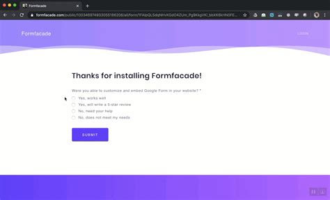 Formfacade How Can I Redirect The Respondent To Different Pages Based