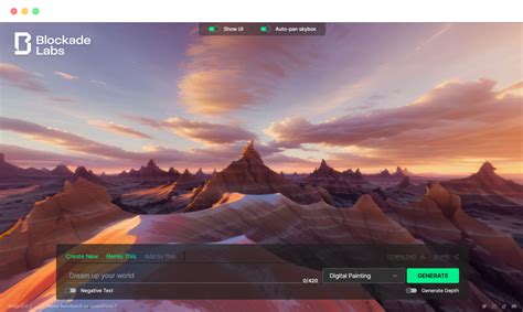 Skybox Ai 基于ai的免费在线360度全景图像生成器 通塔师ai导航