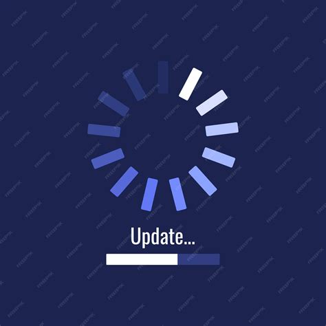Premium Vector System Software Update And Upgrade Concept Loading Process Screen Modern