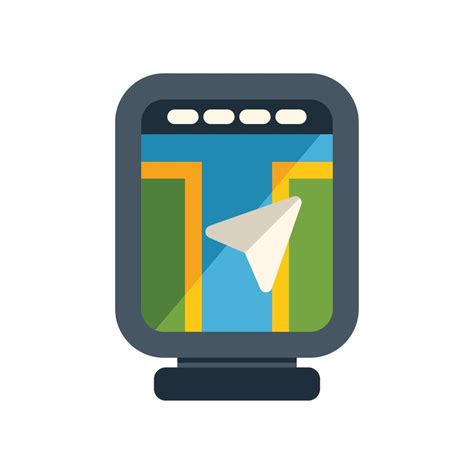 Gps Navigation Device Displaying Location On Digital Map With Cursor 52625006 Vector Art At Vecteezy