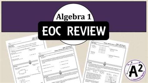 Algebra 1 Eoc Review By Amazing Algebra Teachers Pay Teachers