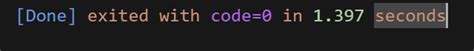 Vscode使用code Runner运行cc输出 Done Exited With Code0 In Xxx Secondsvscode C Runner Csdn博客