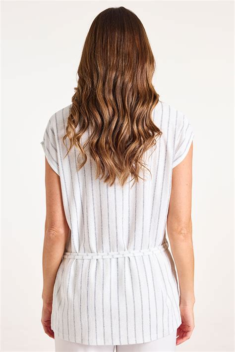 Longline Stripe Tunic Bonmarché