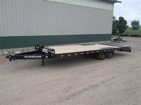 New 2025 Pj 24 X 8 I Beam Deckover Trailer For Sale In Renville Mn