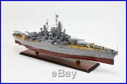 Uss Tennessee Bb 43 Tennessee Class Battleship Handmade Wooden Ship