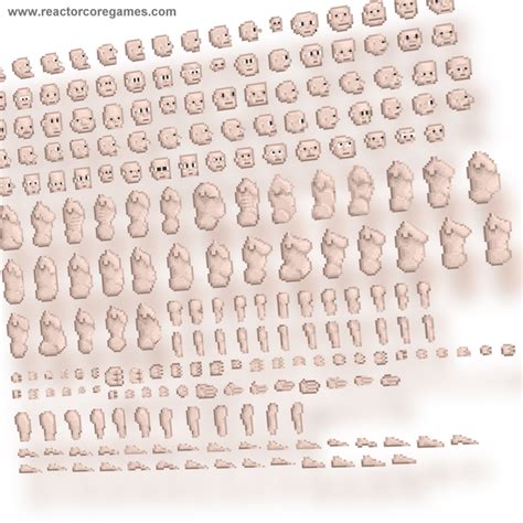 PSRC 2D Sprites Human Character By Reactorcore