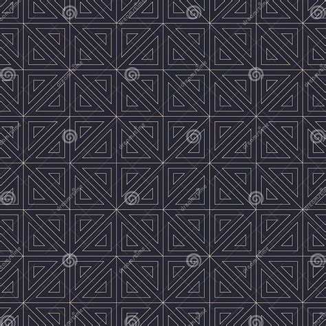 Geometric Complexity Outline Seamless Pattern Vector Trendy Abstract Background Stock Vector