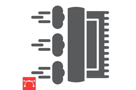 Steam Cleaning Glyph Icon Graphic By Fox Design · Creative Fabrica