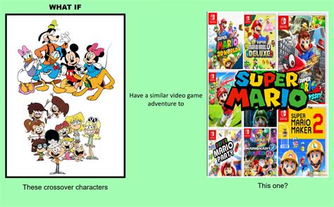 What If Mickey And Loud House Have Mario Adventure By Benny49 On Deviantart