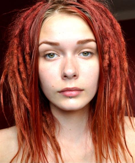 Shes Beautiful Red Dreads Love Hair Red Dreads Cool Hairstyles