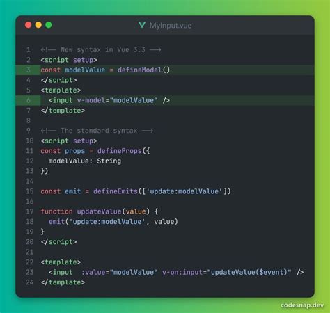 Create Two Way Bindings For Components With Definemodel Brahim