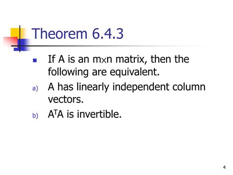 Ppt 64 Best Approximation Least Squares Powerpoint Presentation