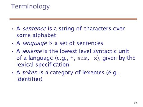 ppt chapter 3 describing syntax and semantics powerpoint